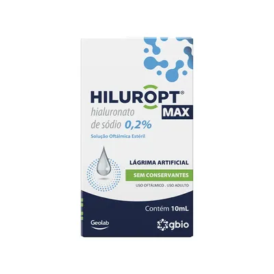 Hiluropt Max Geolab 10ml | Farmácias Nissei