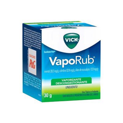 Vick Vaporub Pomada 30 gramas | Farmácias Nissei