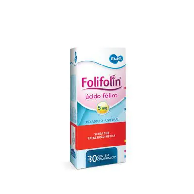 Folifolin 5mg 30 Comprimidos | Farmácias Nissei