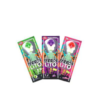 Pirulito Mix Candy Terror Lito Esqueleto 12g | Farmácias Nissei