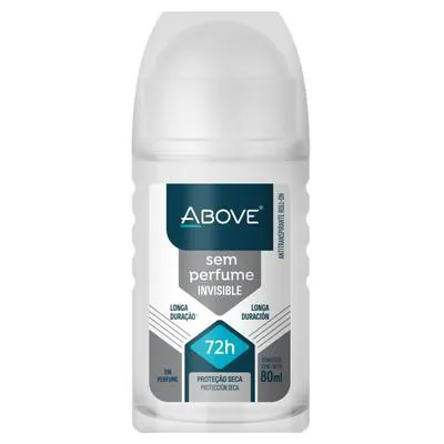 Desodorante Above Roll On Sem Perfume 80ml | Farmácias Nissei